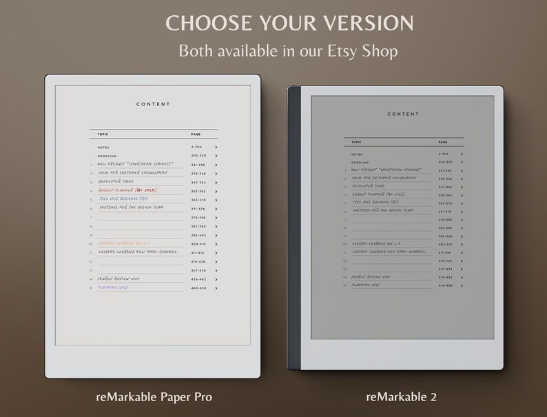 Notebook Plus – Lined & Blank Template for Remarkable 2 | Minimalist ...