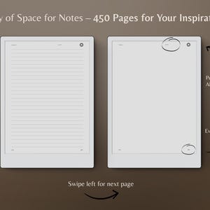 Notebook Plus – Lined & Blank Template for Remarkable Paper Pro ...