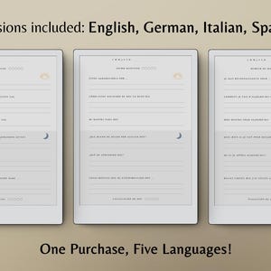 The Good Day Journal – Daily Reflection Gratitude Template for ...