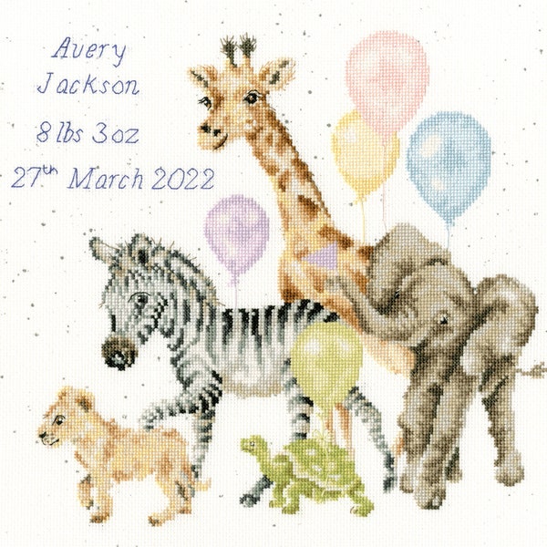 Birth Sampler - Etsy