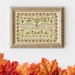 Bothy Threads Oak Tree Sampler Counted Cross Stitch Kit , Moira ...