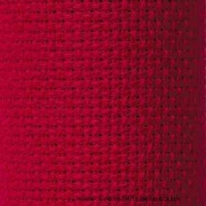 Aida 14 Count Red Aida From DMC, 55 X 50 Cm,110 X 26 Cm, 110 X 50 Cm ...