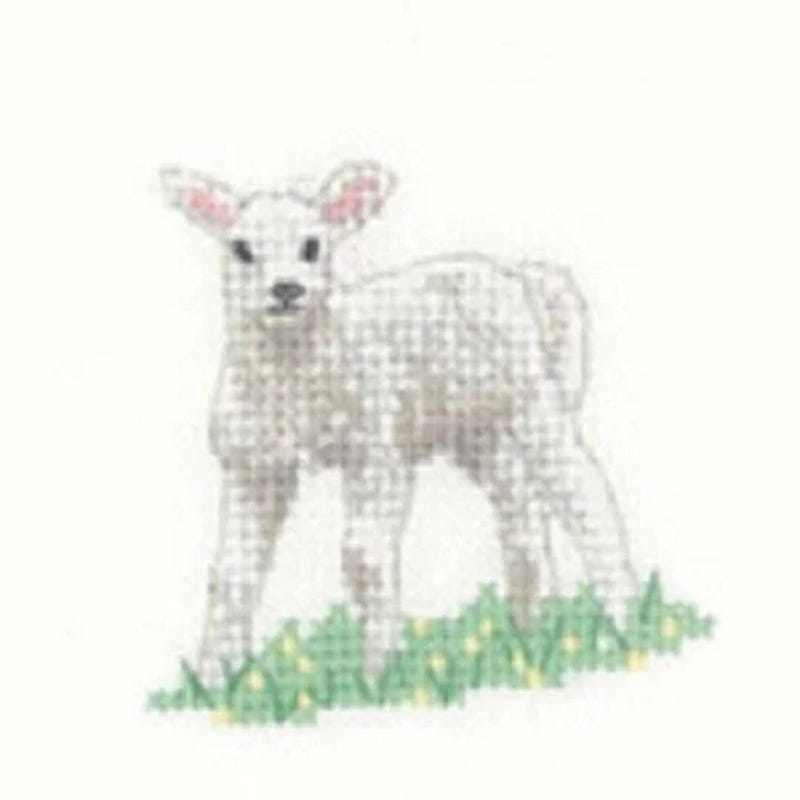 Lamb Cross Stitch - Etsy