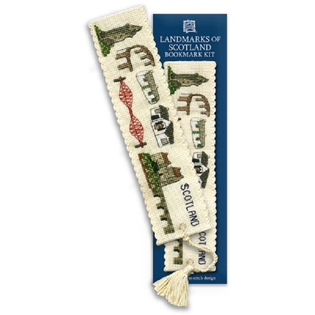 Landmarks of Scotland Counted Cross Stitch Bookmark Kit From Textile ...
