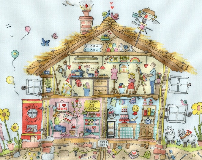 Bothy Threads Choo Choo Train Counted Cross Stitch Kit . Train Birth ...