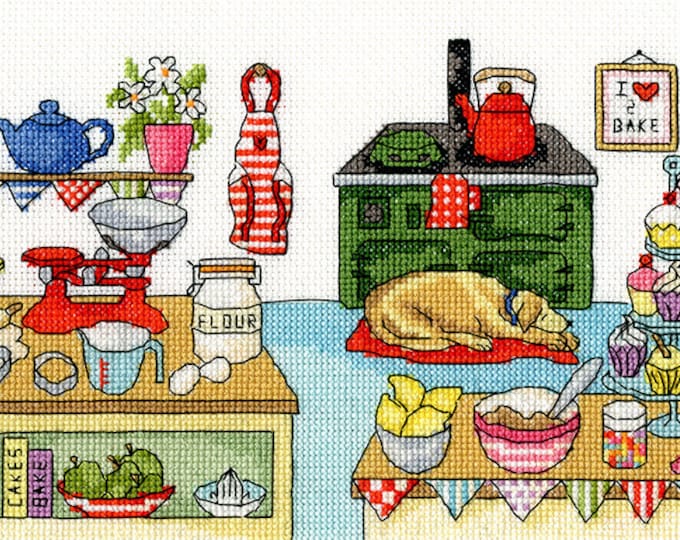 Baking Fun Counted Counted Cross Stitch Kit by Bothy Threads, Baking, Cake Making, Hobby - Etsy
