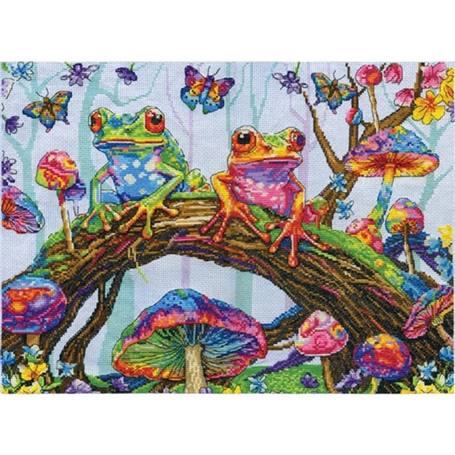 Fantasy Frogs Counted Cross Stitch Kit From Design Works - 3559 ...