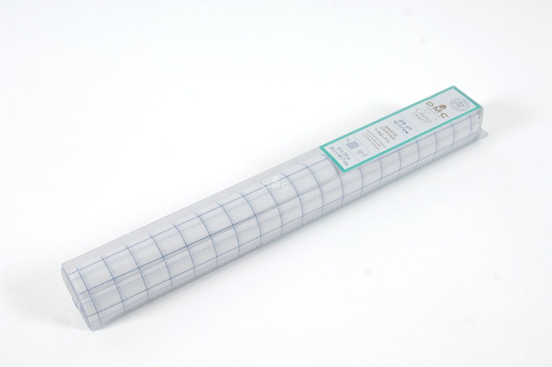 DMC 25 Count Waste Canvas , for Cross Stitch and Embroidery , 38 X 45 ...