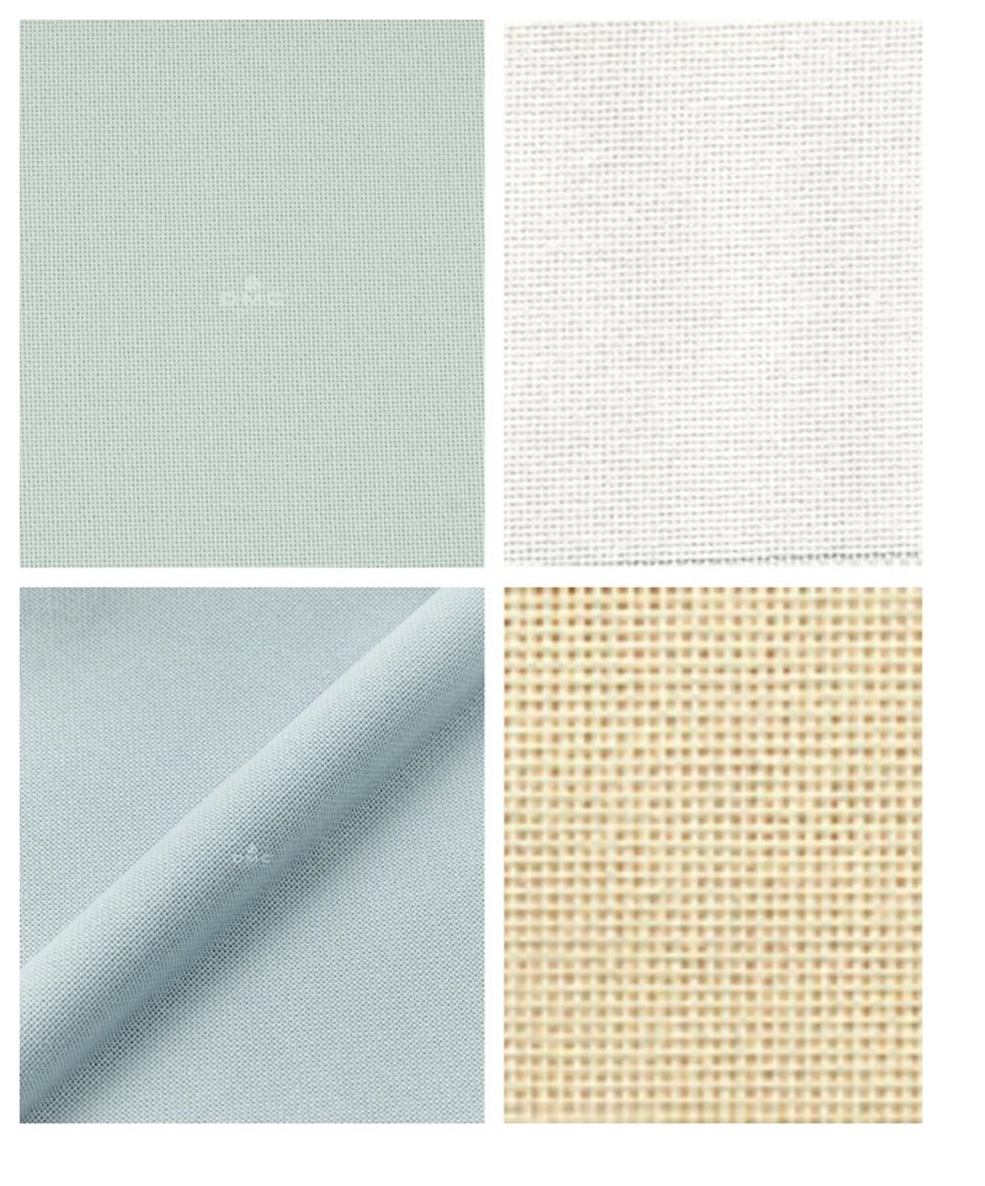 DMC 25 Count Evenweave 156 X 100 Cm/ 61 X 39. 5 light Blue Green 3813 ...