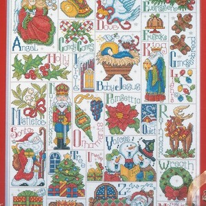Christmas ABC Sampler From Design Works Cross Stitch Kit 5458 ...