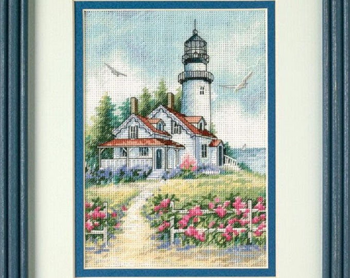 Dimensions Scenic Lighthouse Counted Cross Stitch Kit From the Gold ...