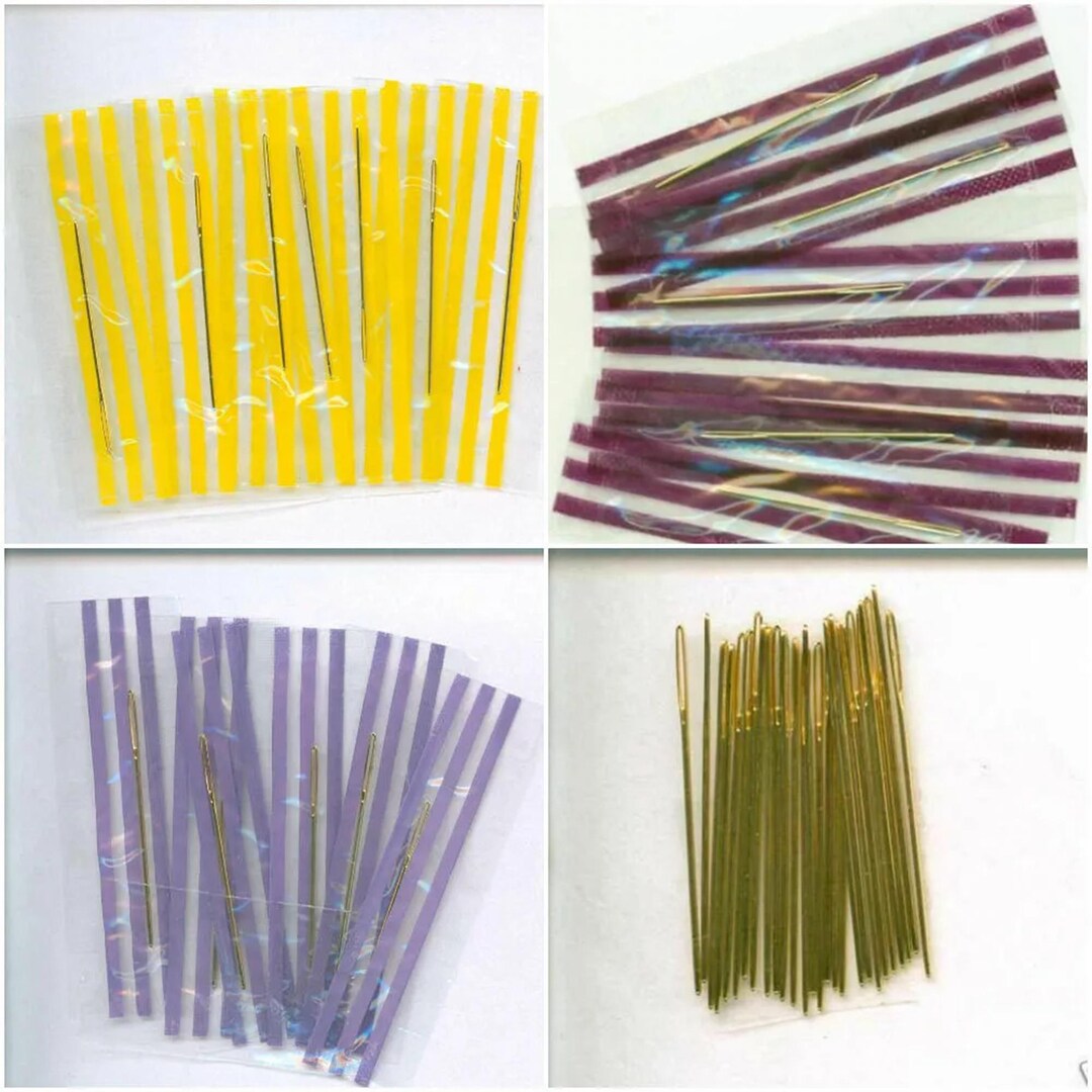 Gold Plated Needles -individually Wrapped & Loose-size 22,24,26,28 ...