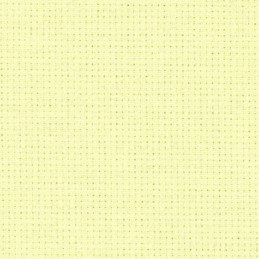 Aida 14 Count Pale Yellow , Lemon Aida From Zweigart , Aida for Cross ...