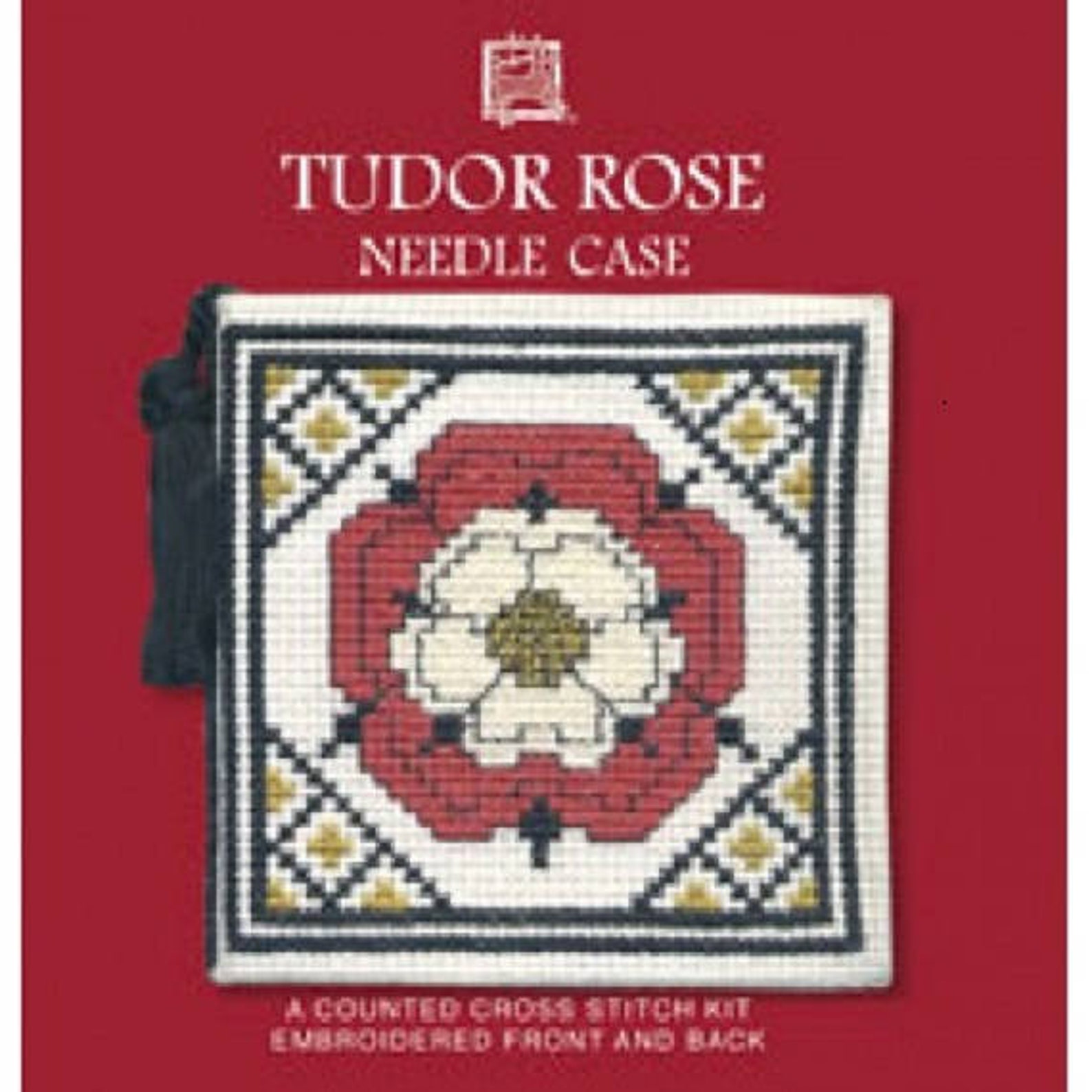 Tudor Rose Needle Case Counted Cross Stitch Kit From Textile - Etsy