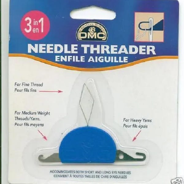Metal Needle Threader - Etsy