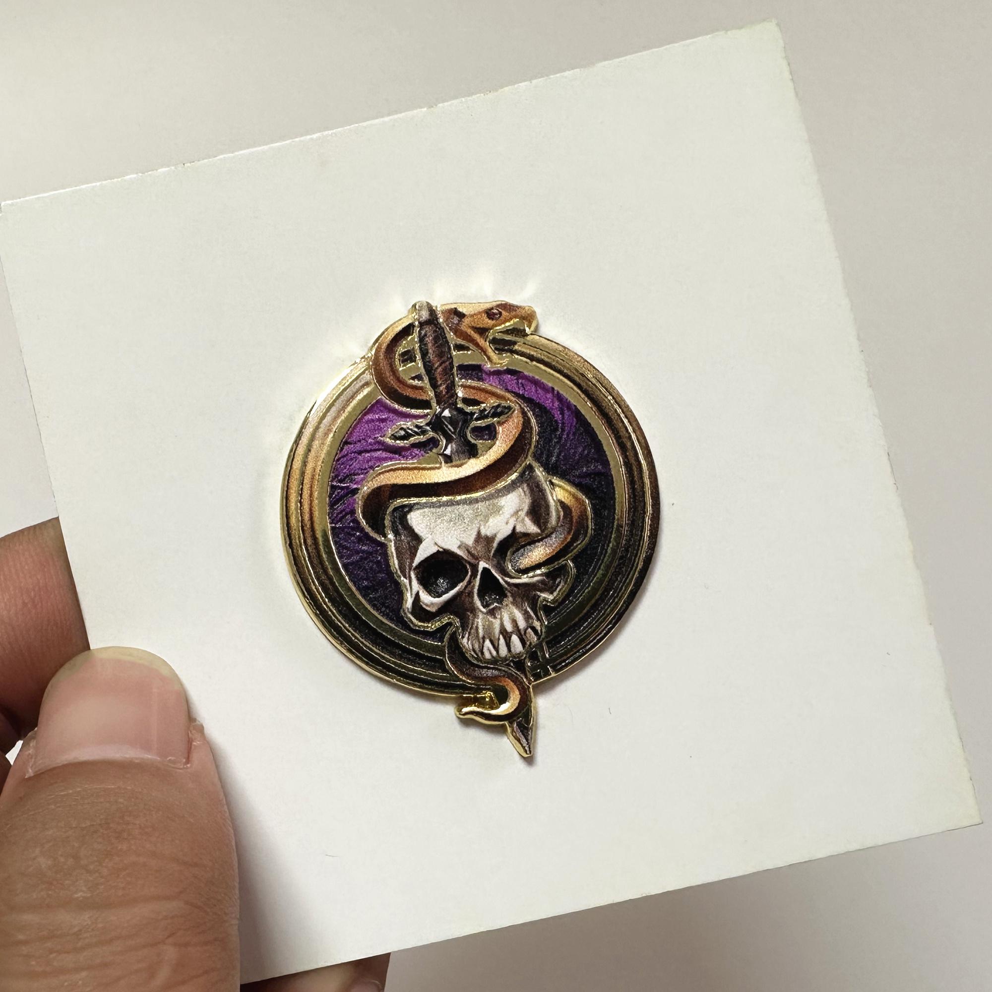 Baldurs Gate 3 Embossed Badge: College of Swords Magnet - Etsy