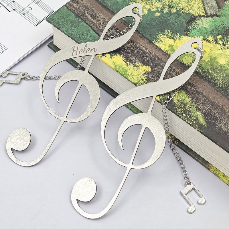 Metal Bookmarks Musical - Etsy