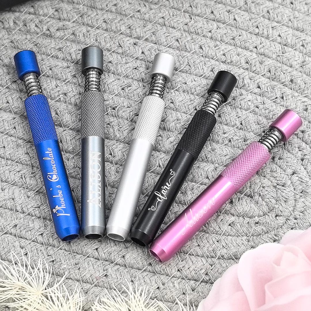 Personalized Metal Pipe, Slim Tobacco Pipe, Easy-to-use Mini Pipe ...