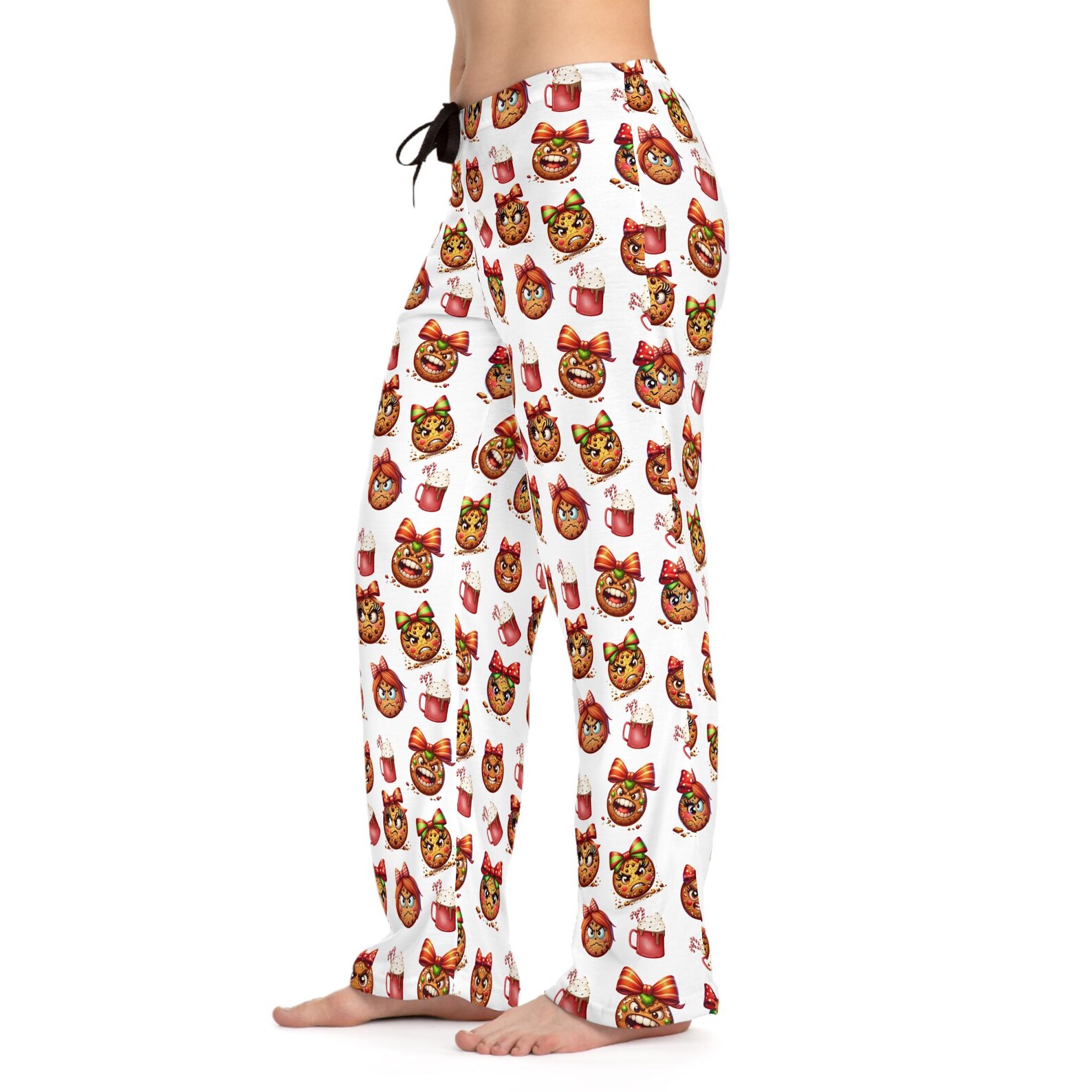 Gingerbread Pj's, Women's Pajama Pants, Cozy Sleepwear, Christmas ...