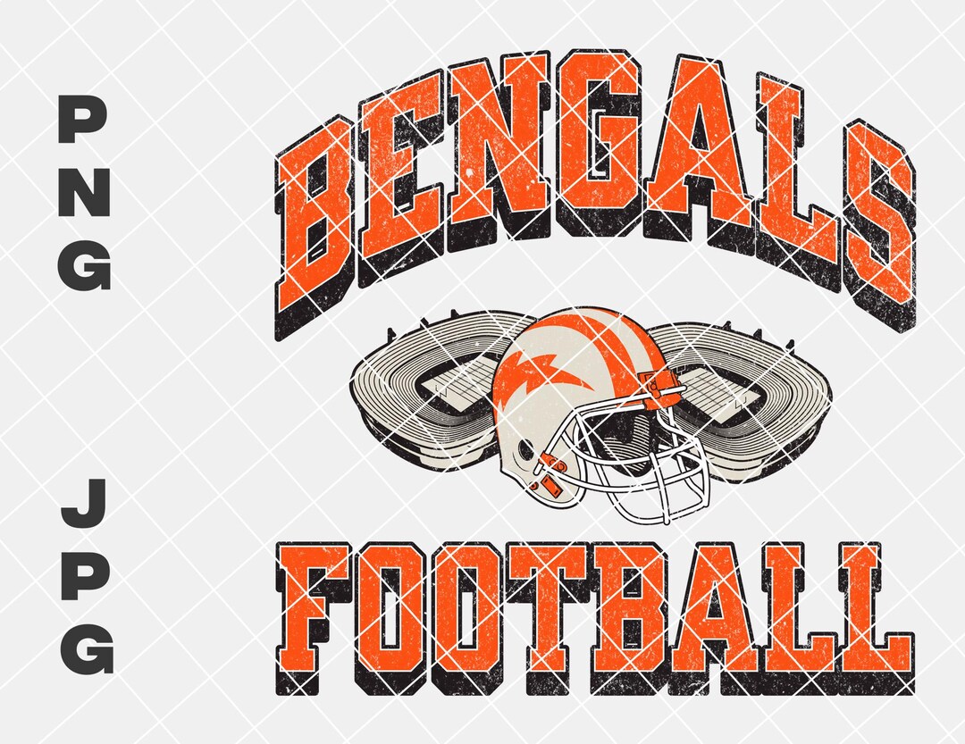 Bengals Football PNG Football Design, Sports Shirt PNG, Printable Png ...