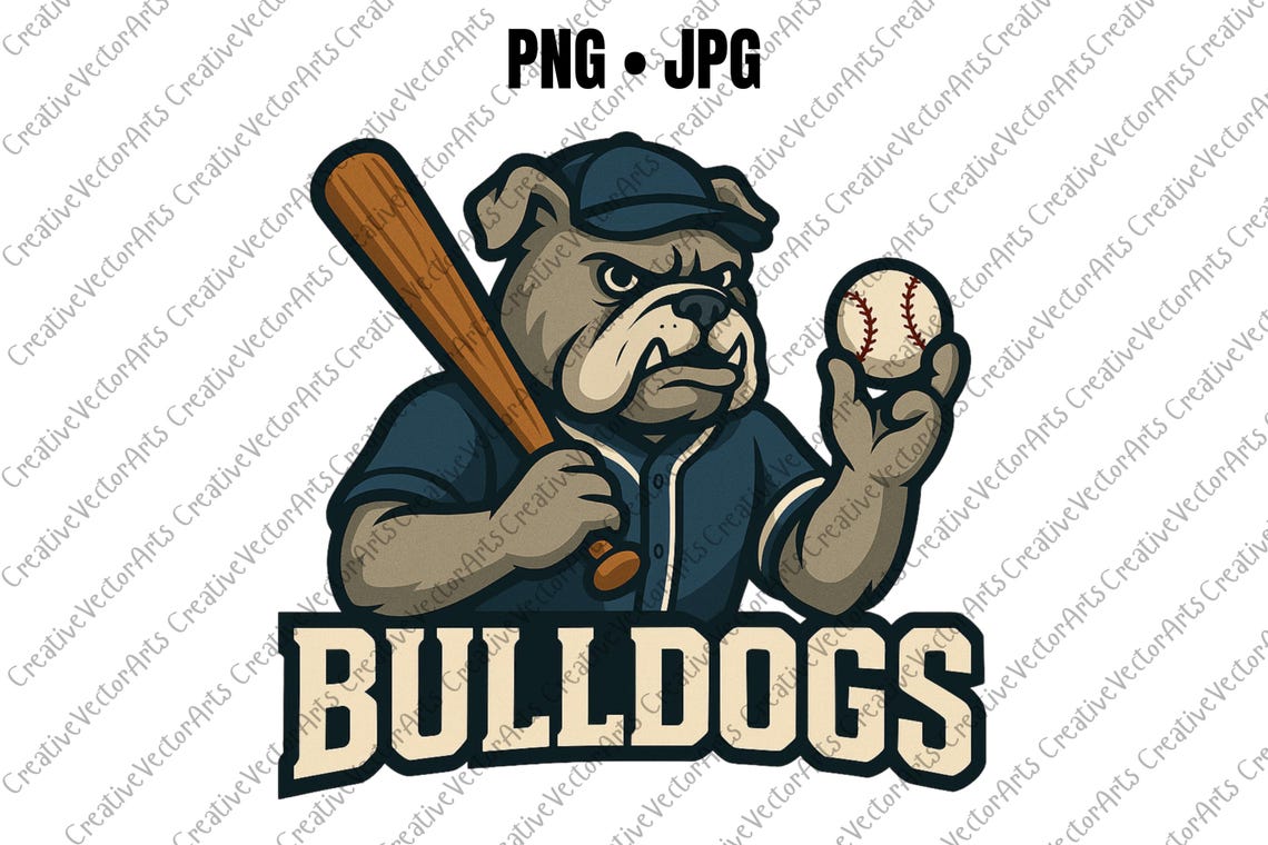 Bulldog Mascot Baseball PNG, Bulldog Baseball Mascot, Bulldog School ...