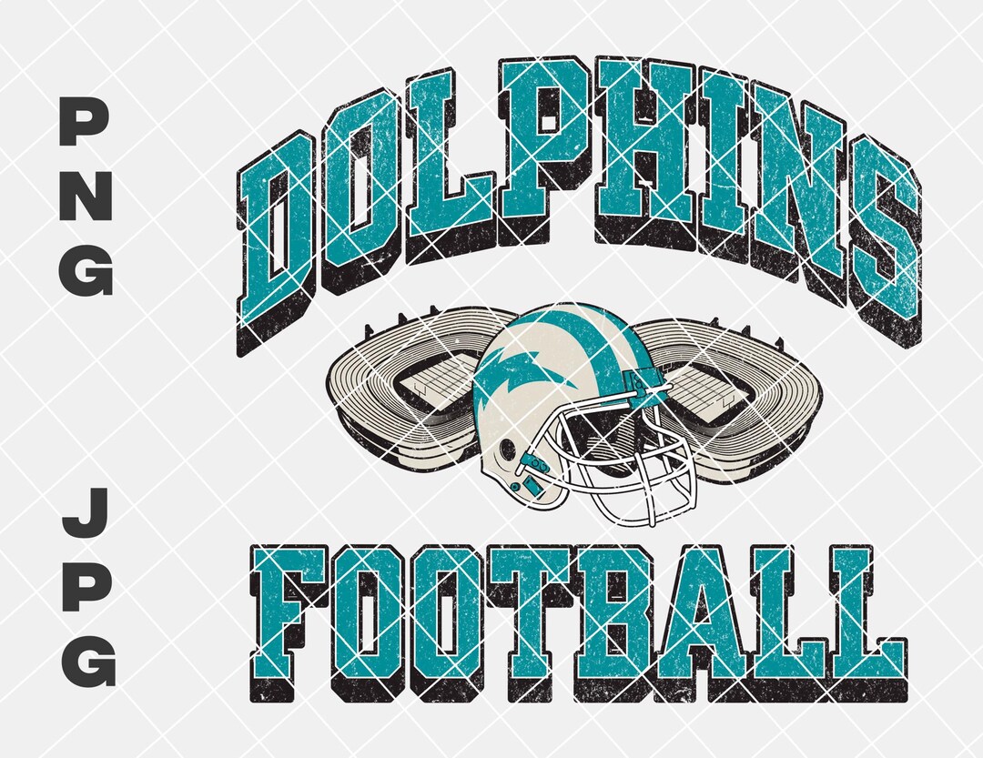 Dolphins Football PNG Football Design, Sports Shirt PNG, Printable Png ...