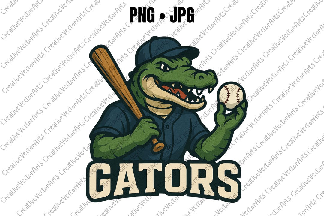 Gators Mascot Baseball PNG, Gators Baseball Mascot, Gators School ...