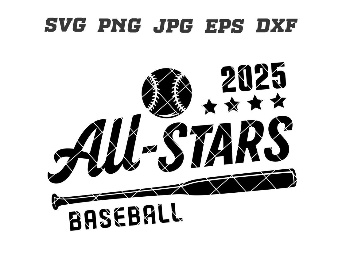 All Stars Baseball SVG, All Star SVG, Baseball SVG, All Star Game ...