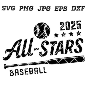 All Stars Baseball SVG, All Star SVG, Baseball SVG, All Star Game ...