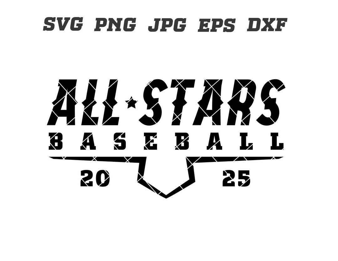 All Stars Baseball SVG, All Star SVG, Baseball SVG, All Star Game ...