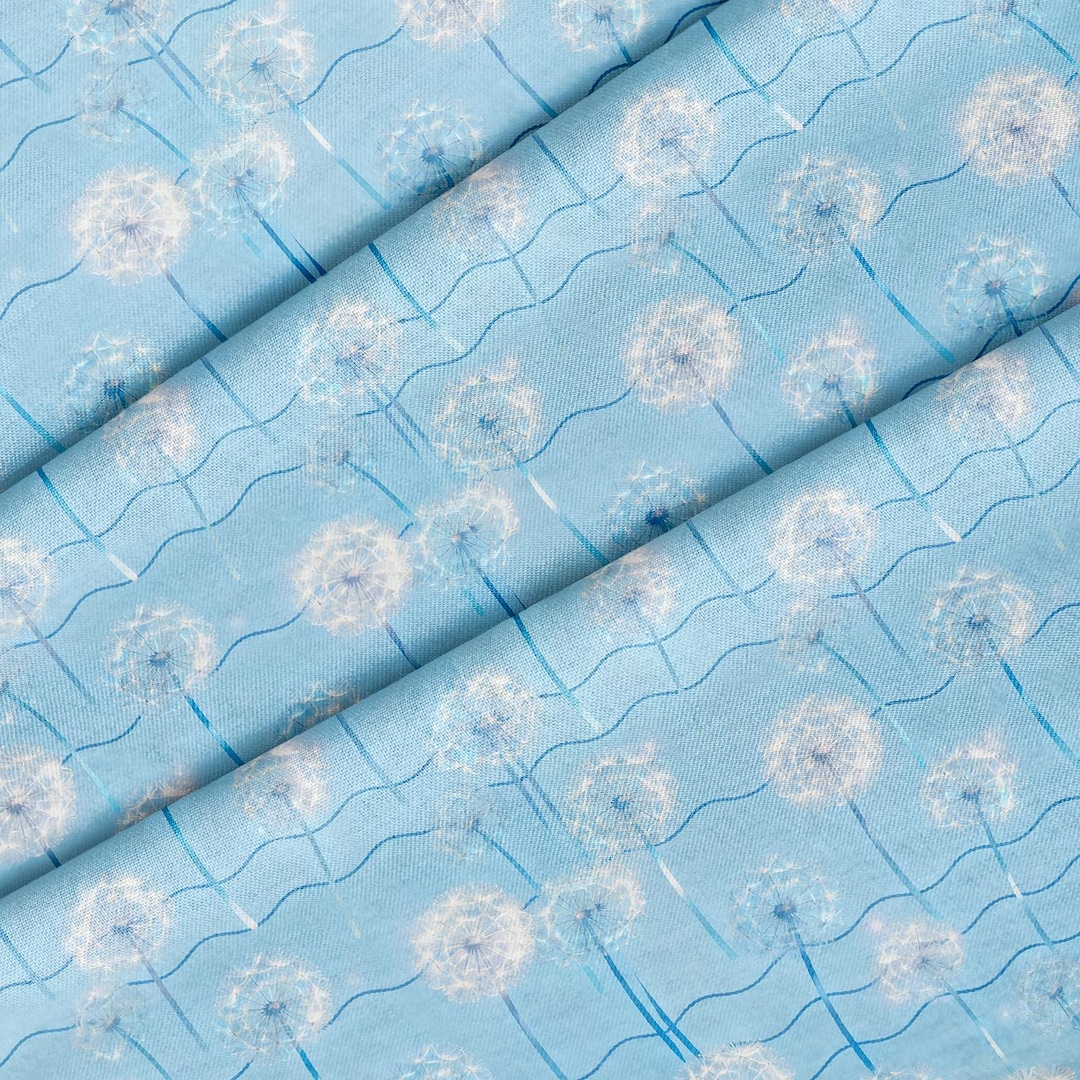 Fabric by the Yard, 58 In" Wide (dandelion Pattern) for Sewing ...
