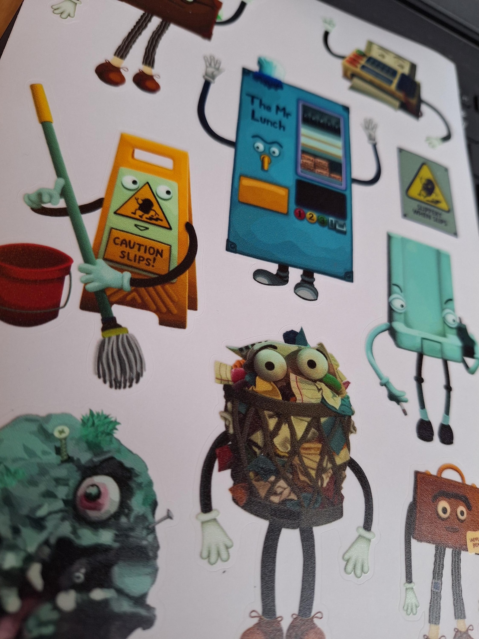 Don't Hug Me I'm Scared Sticker Sheet A5 Stocking Filler DHMIS Car ...