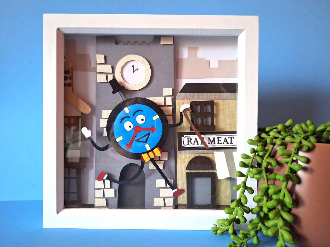 Tick Tock Tony the Talking Clock 3D Card Art Time Episode Don't Hug Me ...
