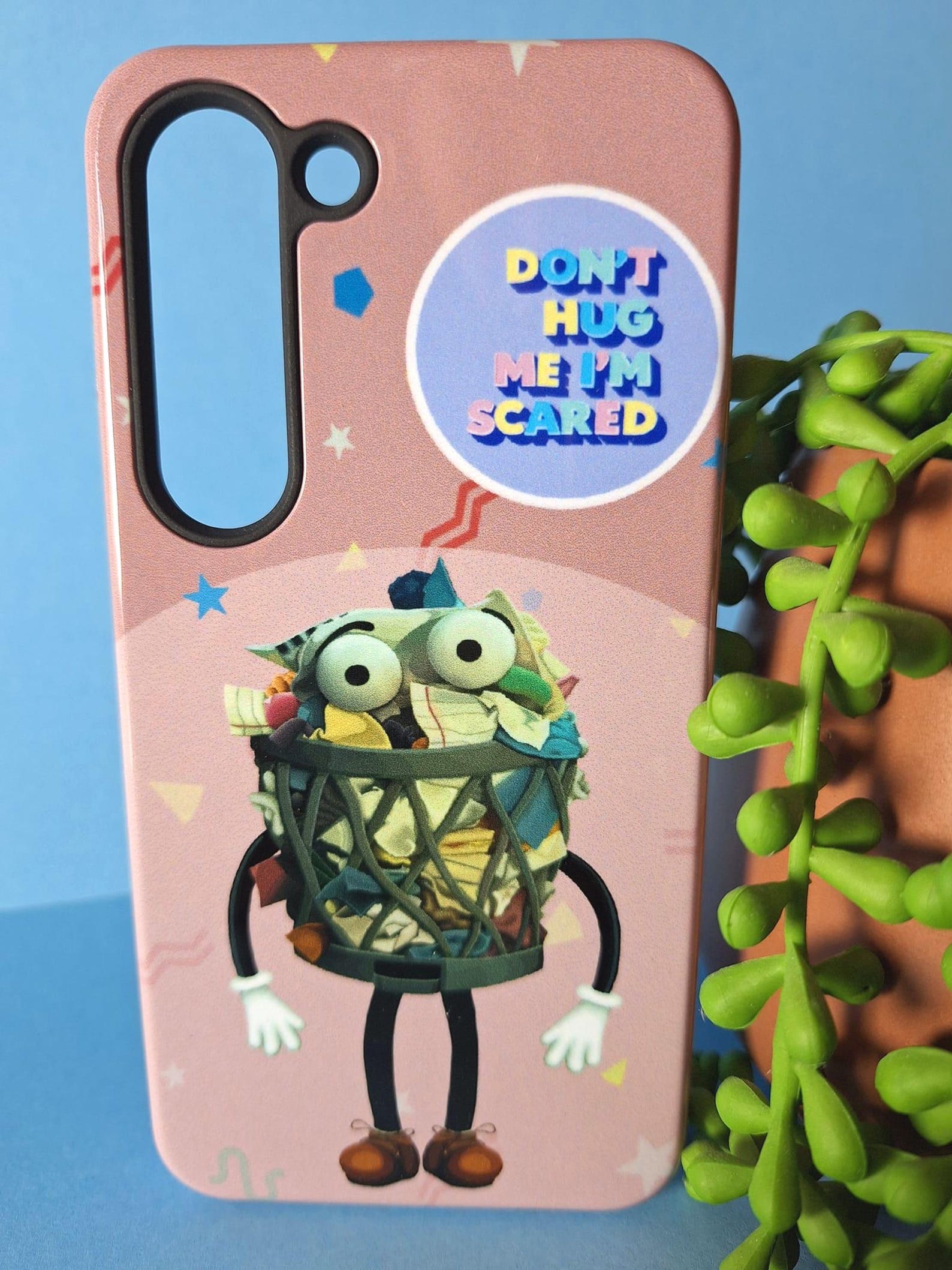 Don't Hug Me I'm Scared - Bin Character Tough Phone Case Galaxy S23 ...