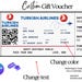 Editable Turkish Airlines Ticket Template, Custom Ticket Printable DIY ...