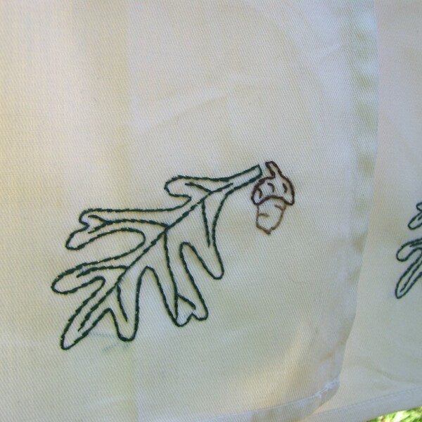 Leaf and Acorn - Etsy