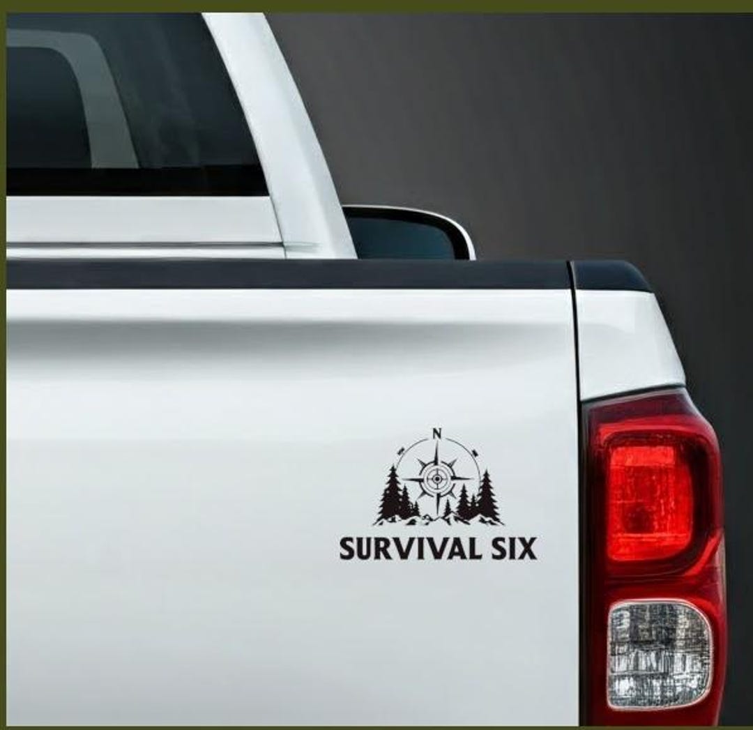 Survival Six Sticker Tactical Gear Sticker Waterproof for Car Truck ...