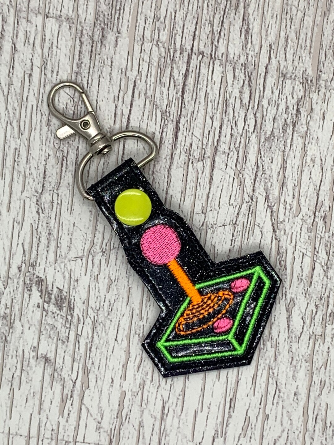 Retro Joystick Key Fob - Etsy