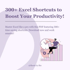 Excel Shortcuts Cheat Sheet PDF | Printable Excel Guide for Beginners ...