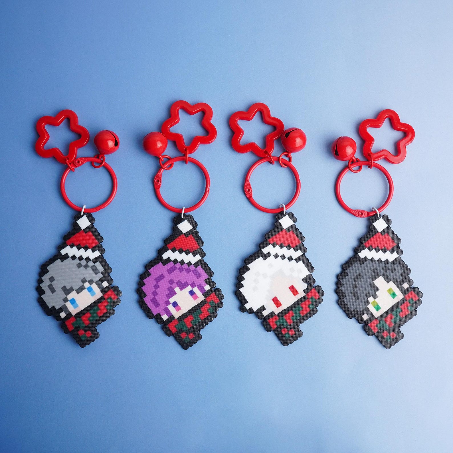 Love and Deepspace Pixel Style Keychain ,xavier, Rafayel, Sylus, Zayne ...