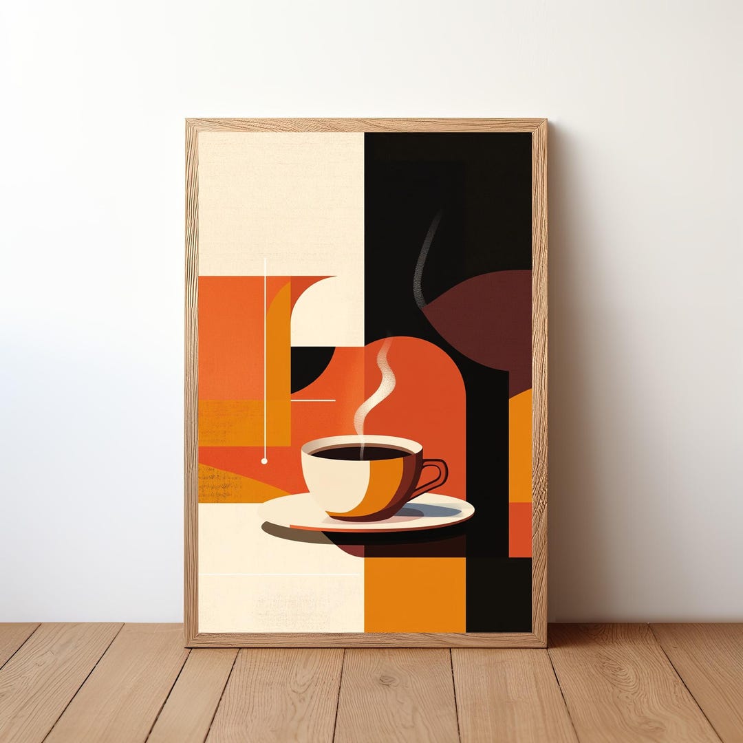 Coffee Poster, Vintage Coffee Art Print, Kitchen Decor, Barista Wall ...