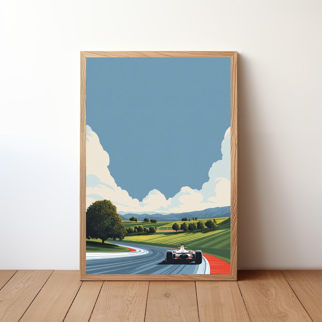 Formula One Racing Poster: Vintage F1 Grand Prix Car Art | F1-33 - Etsy