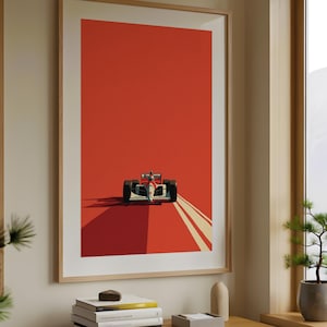 Formula One Racing Poster: Vintage F1 Grand Prix Car Art | F1-29 - Etsy