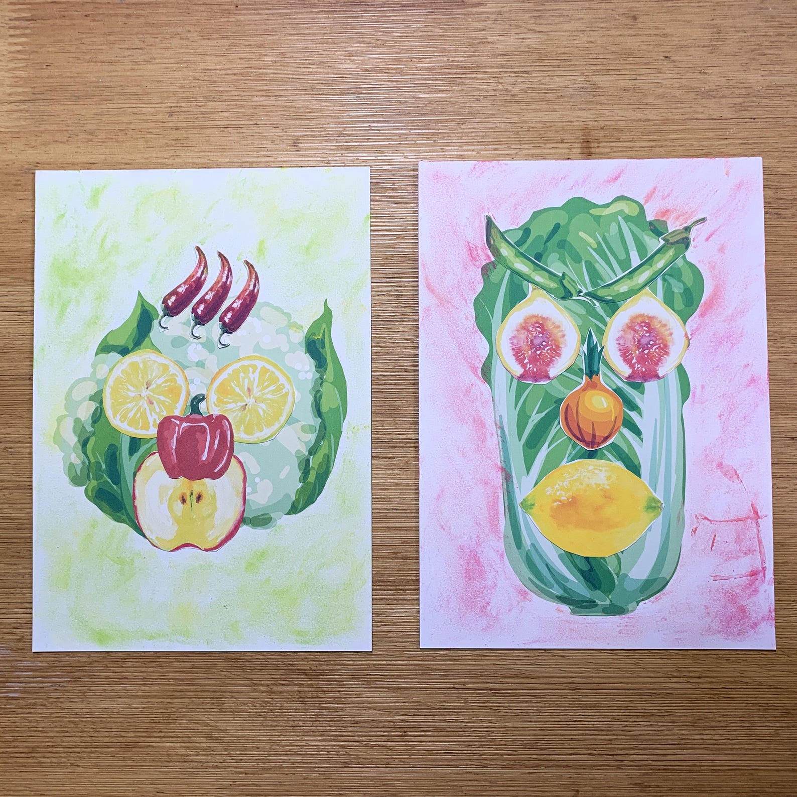Arcimboldo-inspired Art: Making Funny Faces With Fruits and Vegetables ...