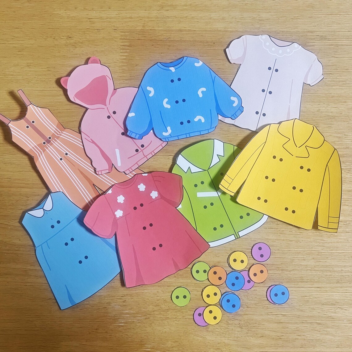 Sewing Activity: Adding Buttons to Clothes - Etsy