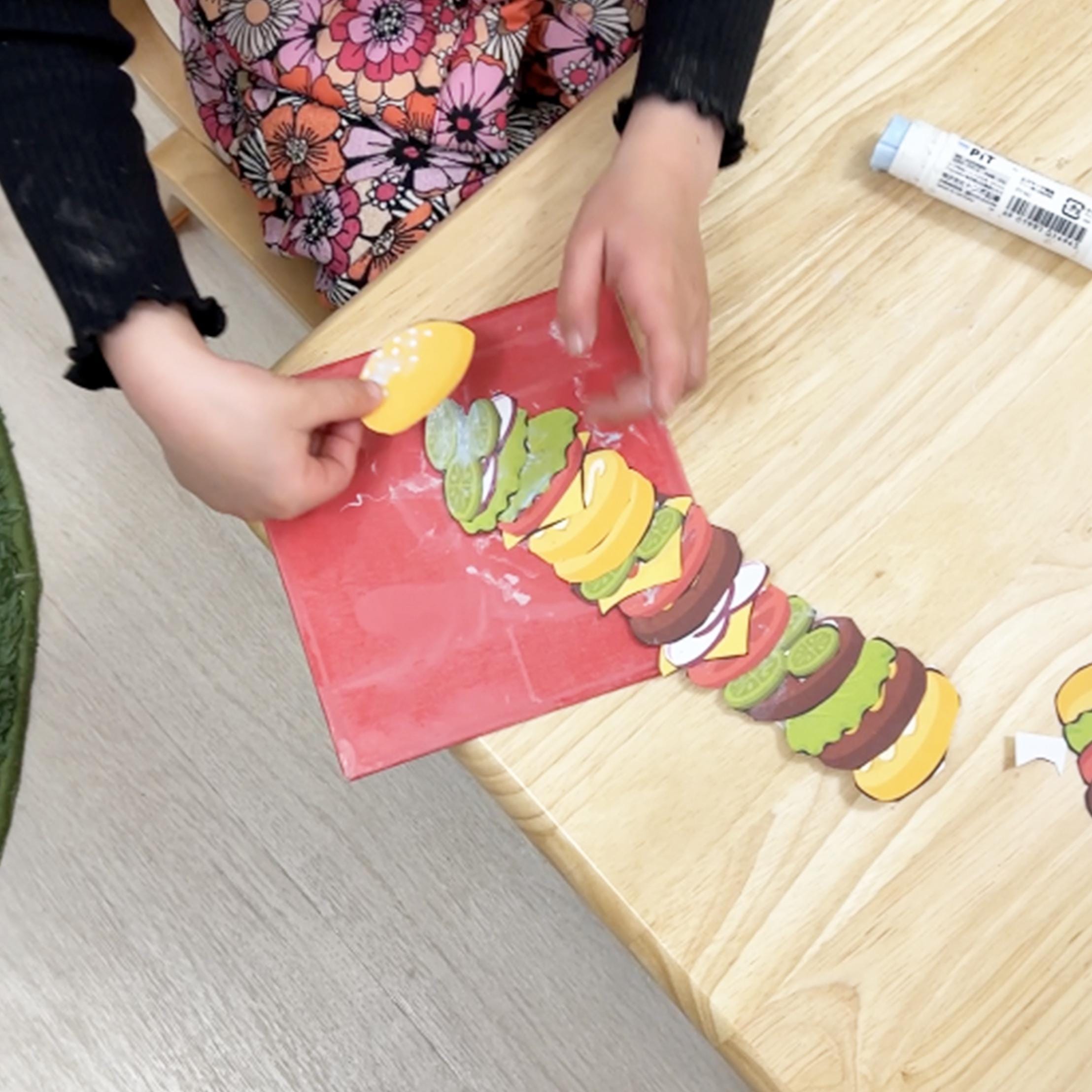 Cut & Build Your Own Burger Tower! - Etsy