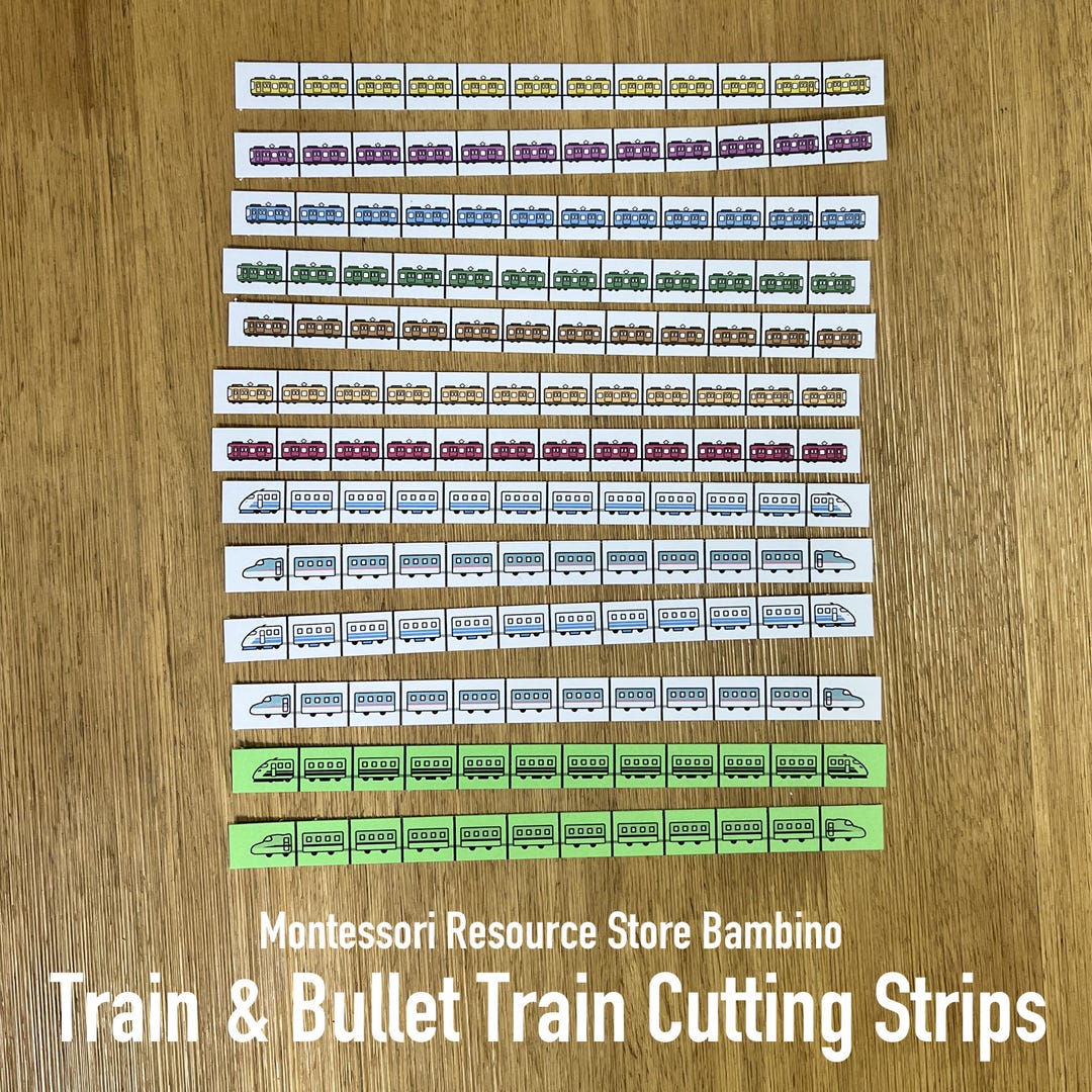 Train & Bullet Train Cutting Strips - Etsy