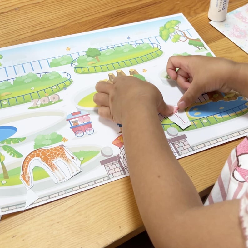 Create Your Own Zoo! – Cut and Paste Activity Set - Etsy