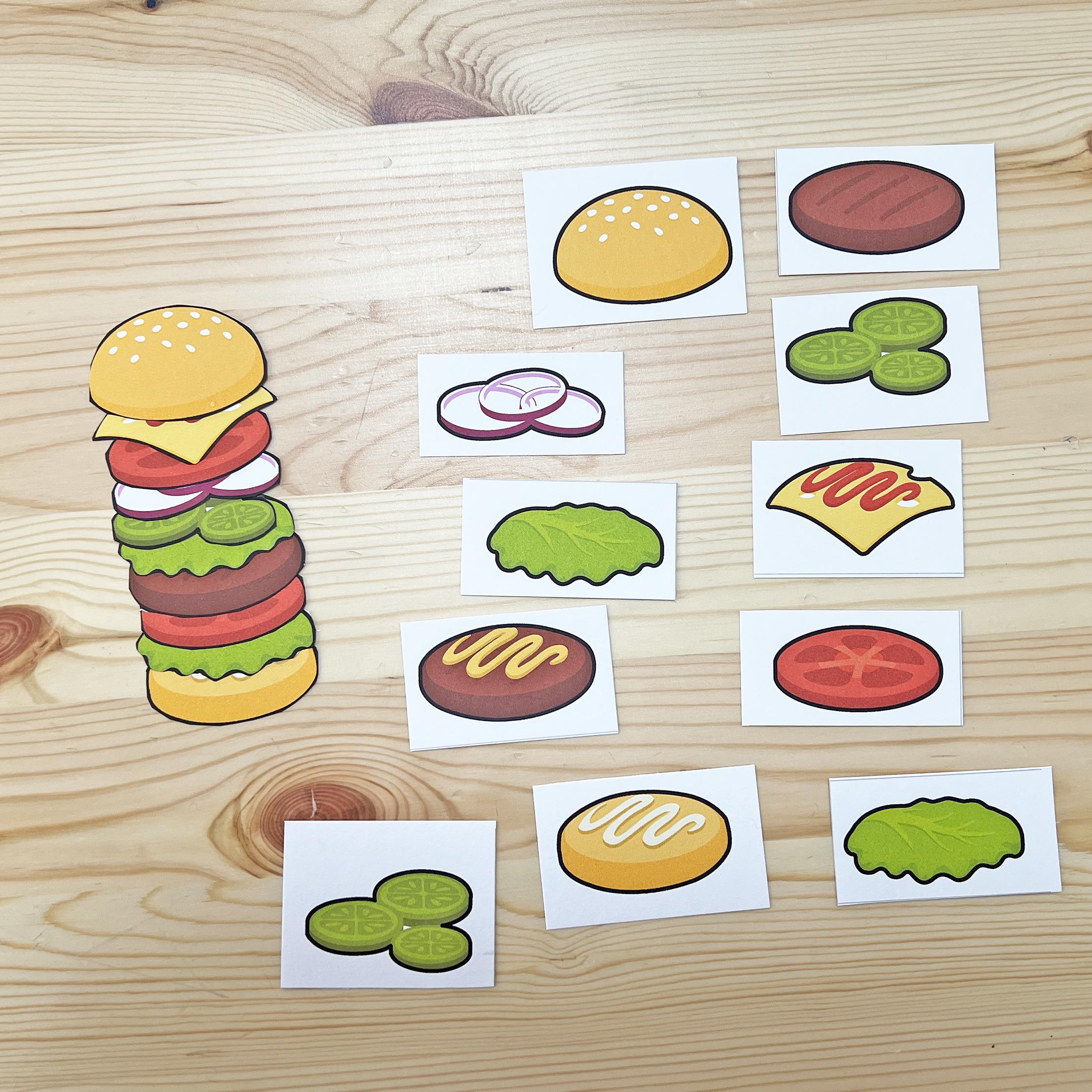 Cut & Build Your Own Burger Tower! - Etsy