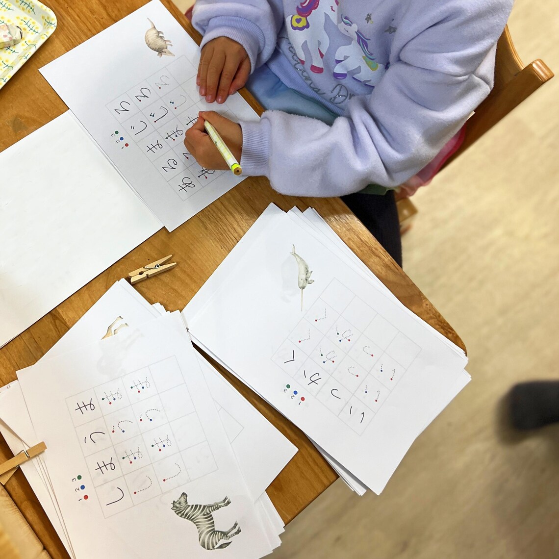 Learn Japanese Hiragana With Animals - Etsy